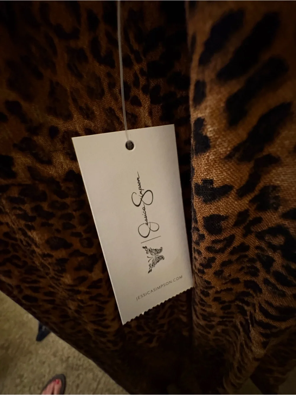 Jessica Simpson | Swim | Jessica Simpson Brown Leopard Print Swim ...